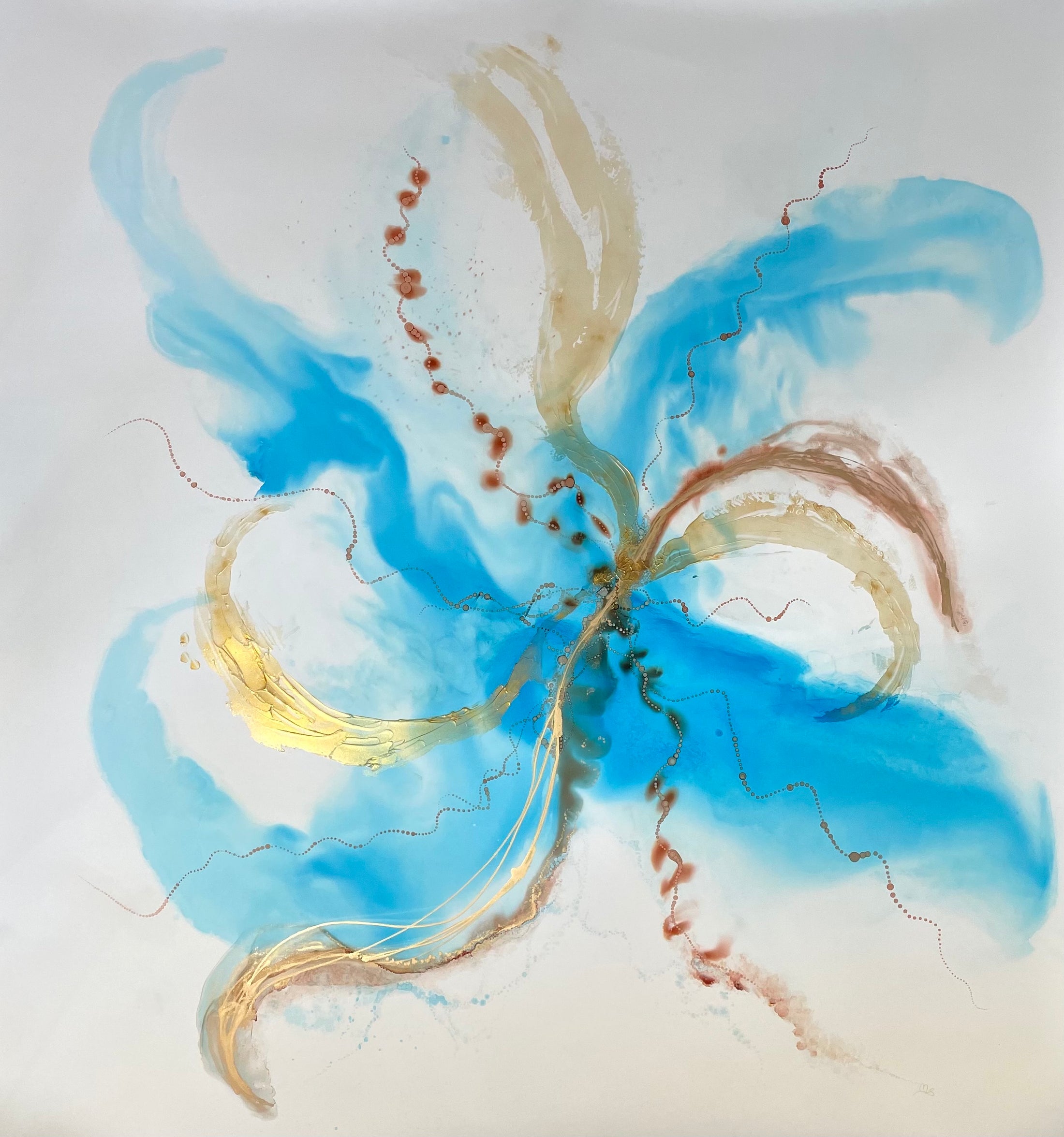 Neptune’s Necklace. Ocean inspired artwork – Aesthetic Alchemy Art